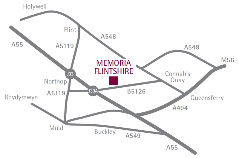 Find Us – Flintshire Memorial Park and Crematorium